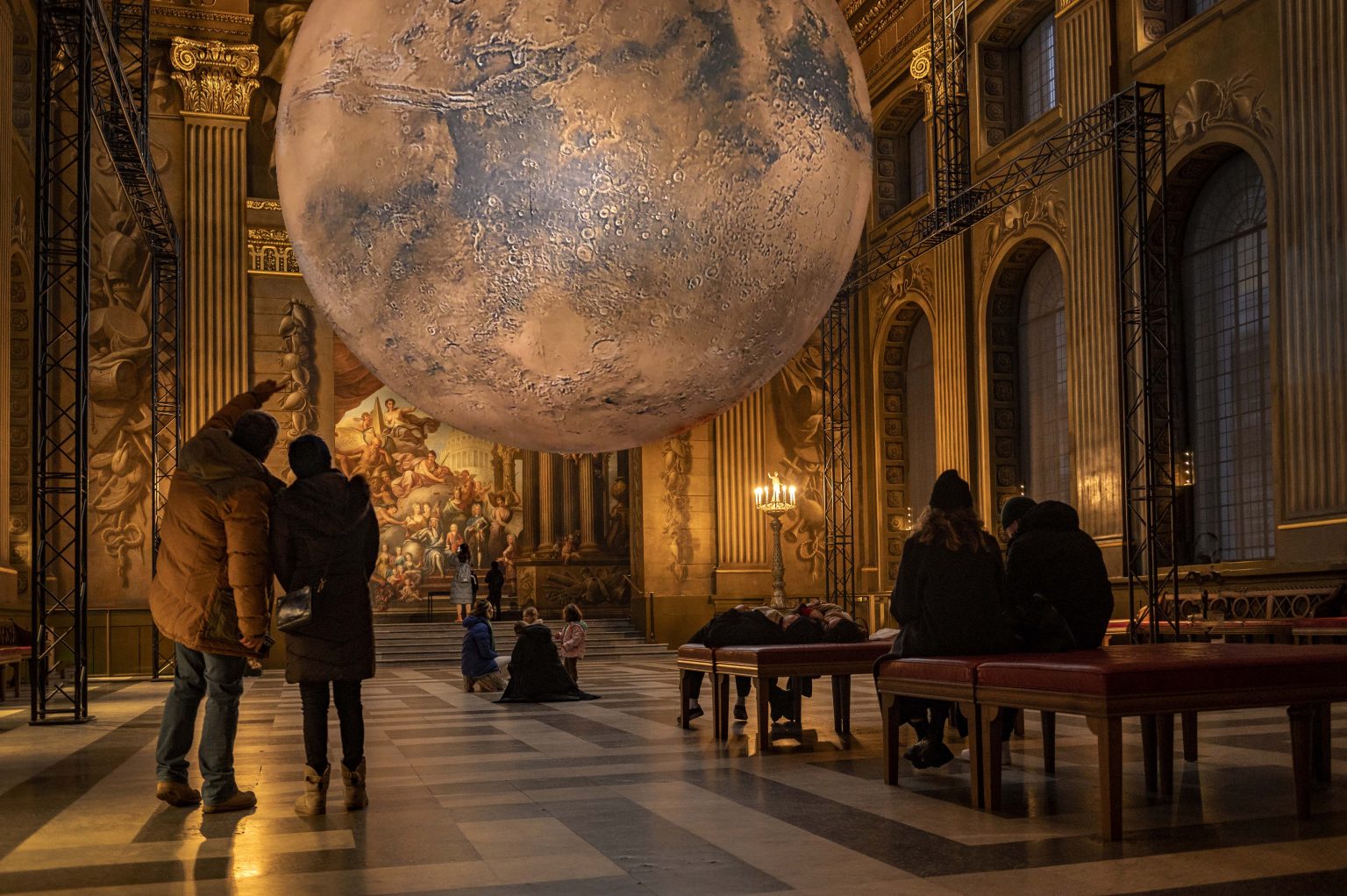 Mars in the Painted Hall - Old Royal Naval College