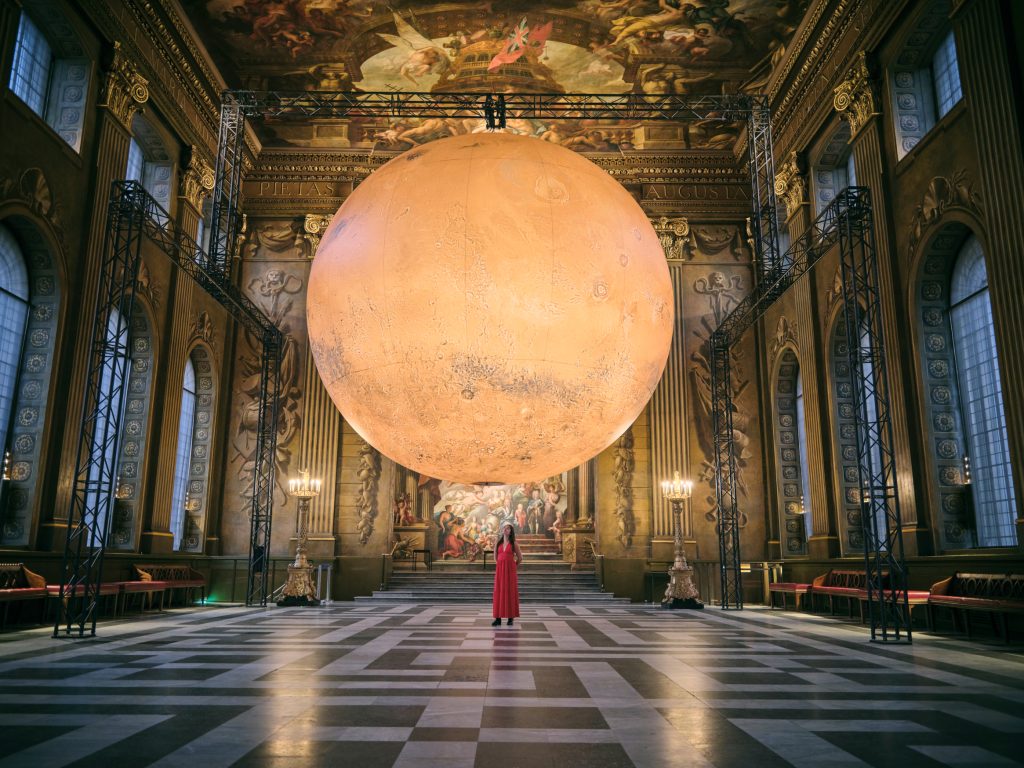 Mars in the Painted Hall - Old Royal Naval College